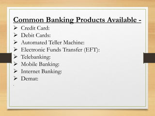 Introduction To Banking Operations | PPTX