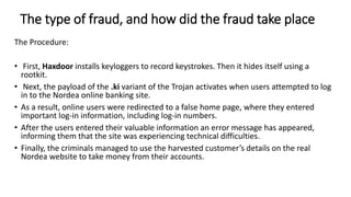 Banking Frauds - An analysis of Banking Frauds, causes and possible ...