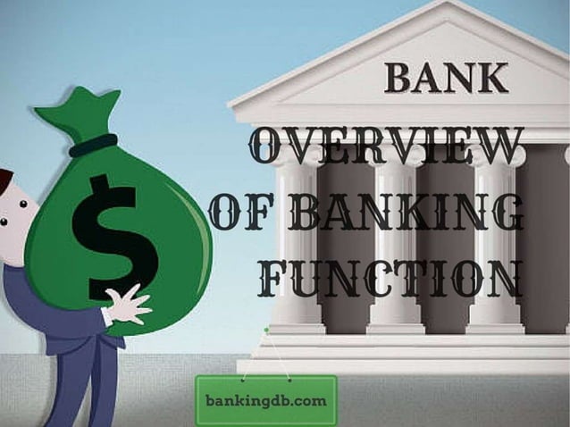 Major functions performed by all the banks | PPT
