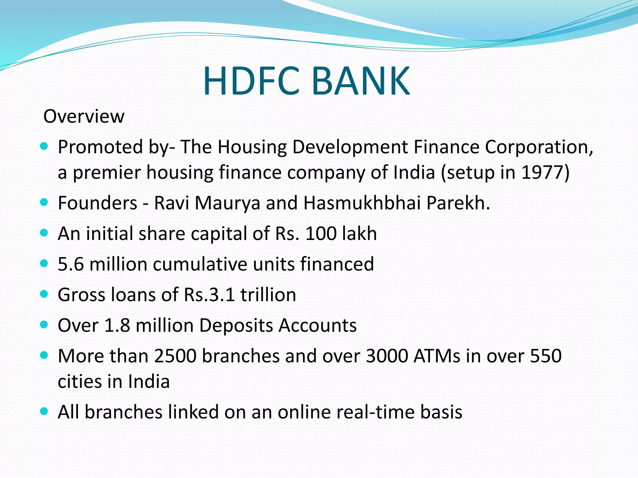 Banking hdfc pms ppt | PPTX