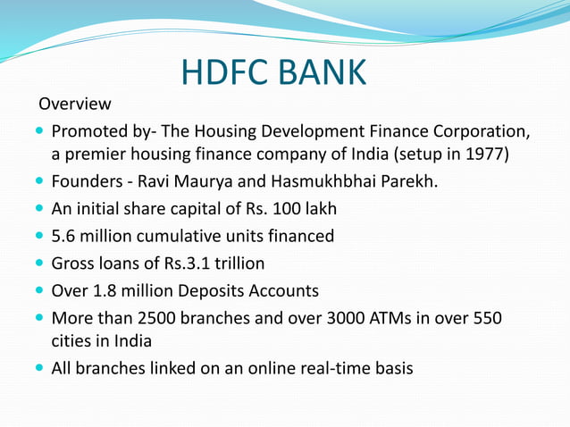 Banking hdfc pms ppt | PPTX