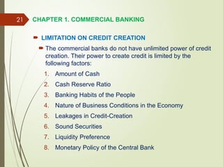 CHAPTER 1. THE COMMERCIAL BANKING IN INDIA | PPTX