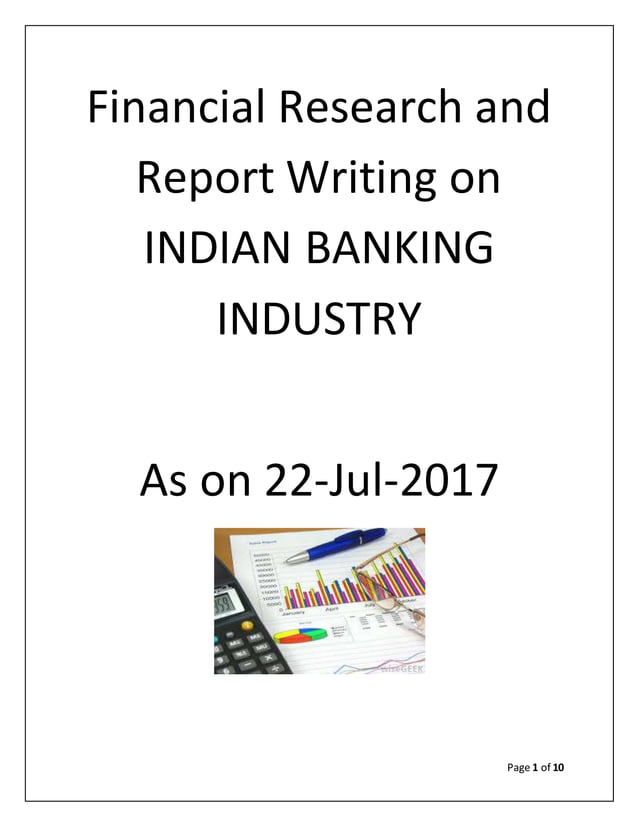 Banking industry analysis report | PDF