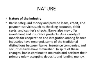 Banking industry evolution | PPTX