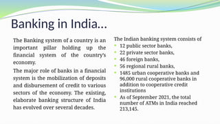 Banking in India and Commercial banks.pptx