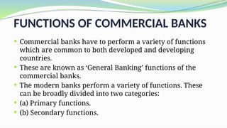 Banking in India and Commercial banks.pptx