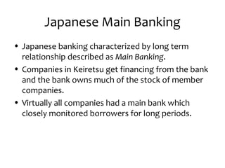 Banking in Japan ( final edit) | PPT