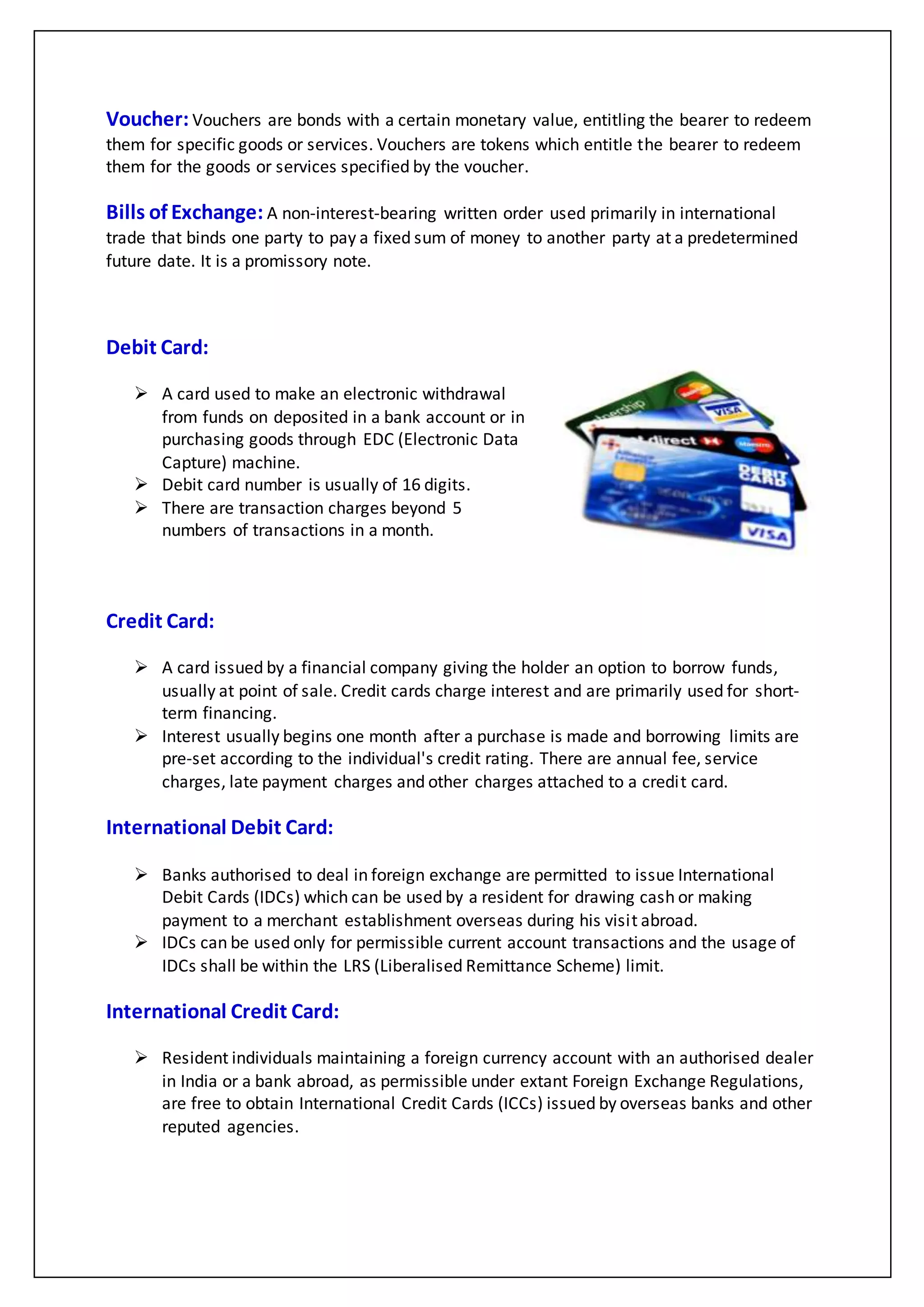 Banking instruments | DOCX