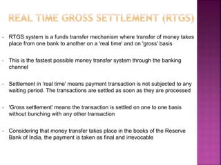 Eft,rtgs,international banking,exchange rate | PPT