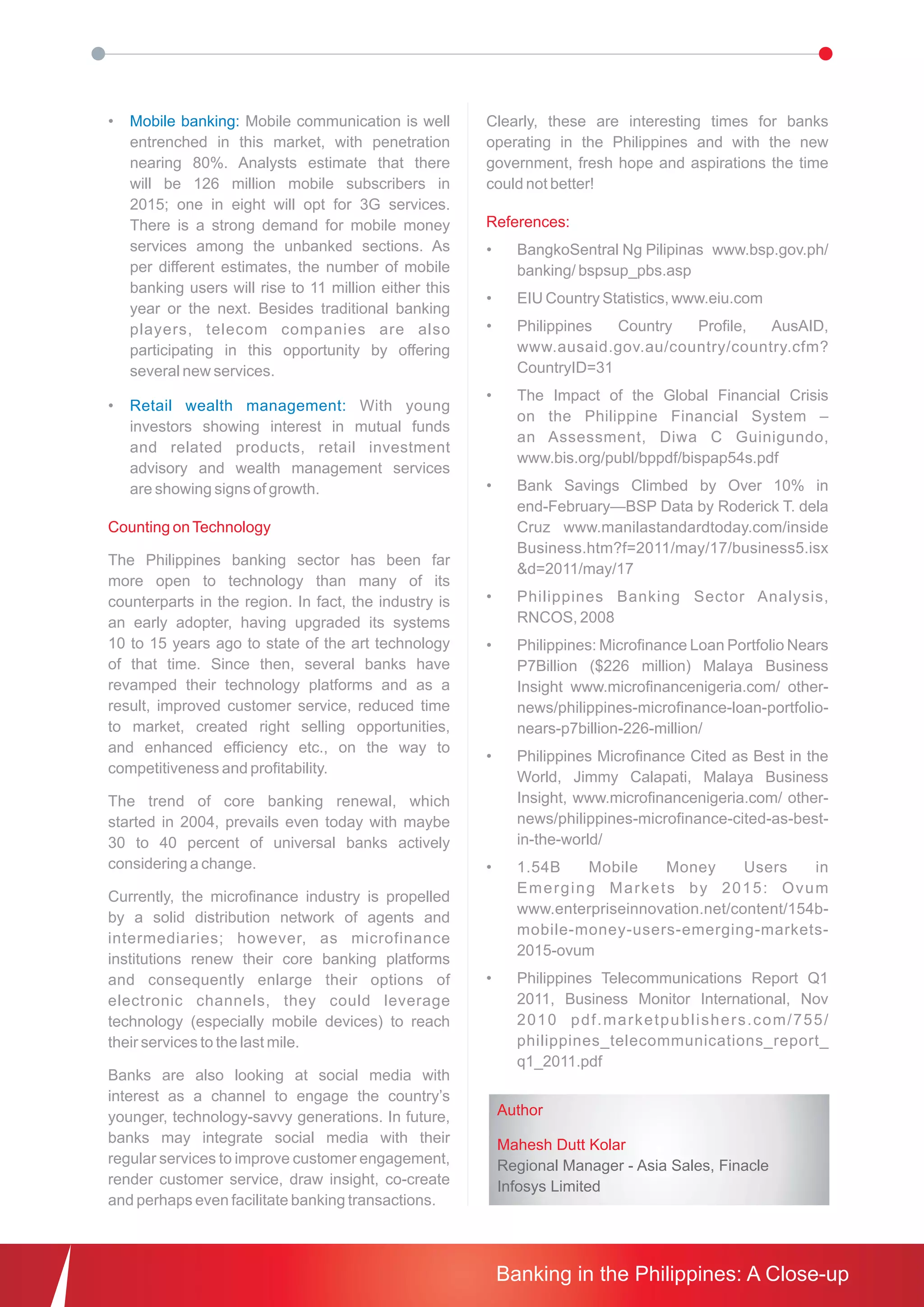 Banking in the Philippines : A close-up | PDF