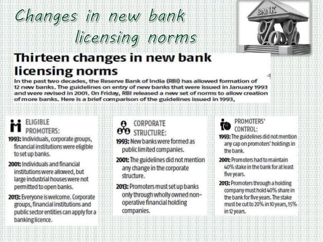 Banking license and payment banks