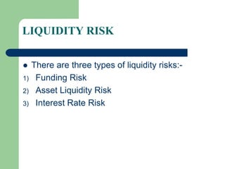 liquidity concepts, instruments and procedure | PPTX