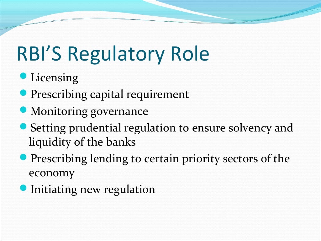 Rule of RBI in Foreign Exchange market / management