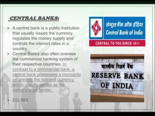 Banking & non banking financial institutions | PPTX