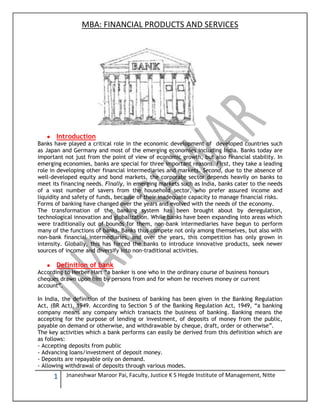 Banking notes | DOCX