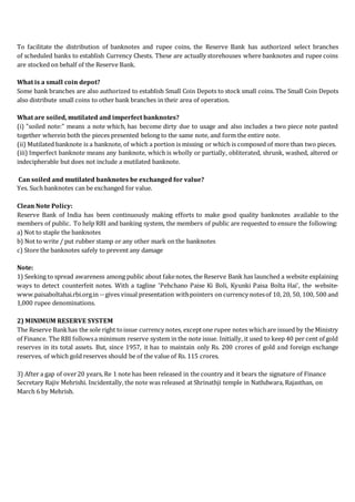 Banking notes | DOCX