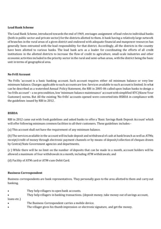 Banking notes | DOCX