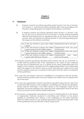 Banking offence and punishment act | PDF