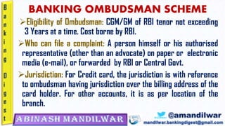 Banking ombudsman scheme 2006 | PDF