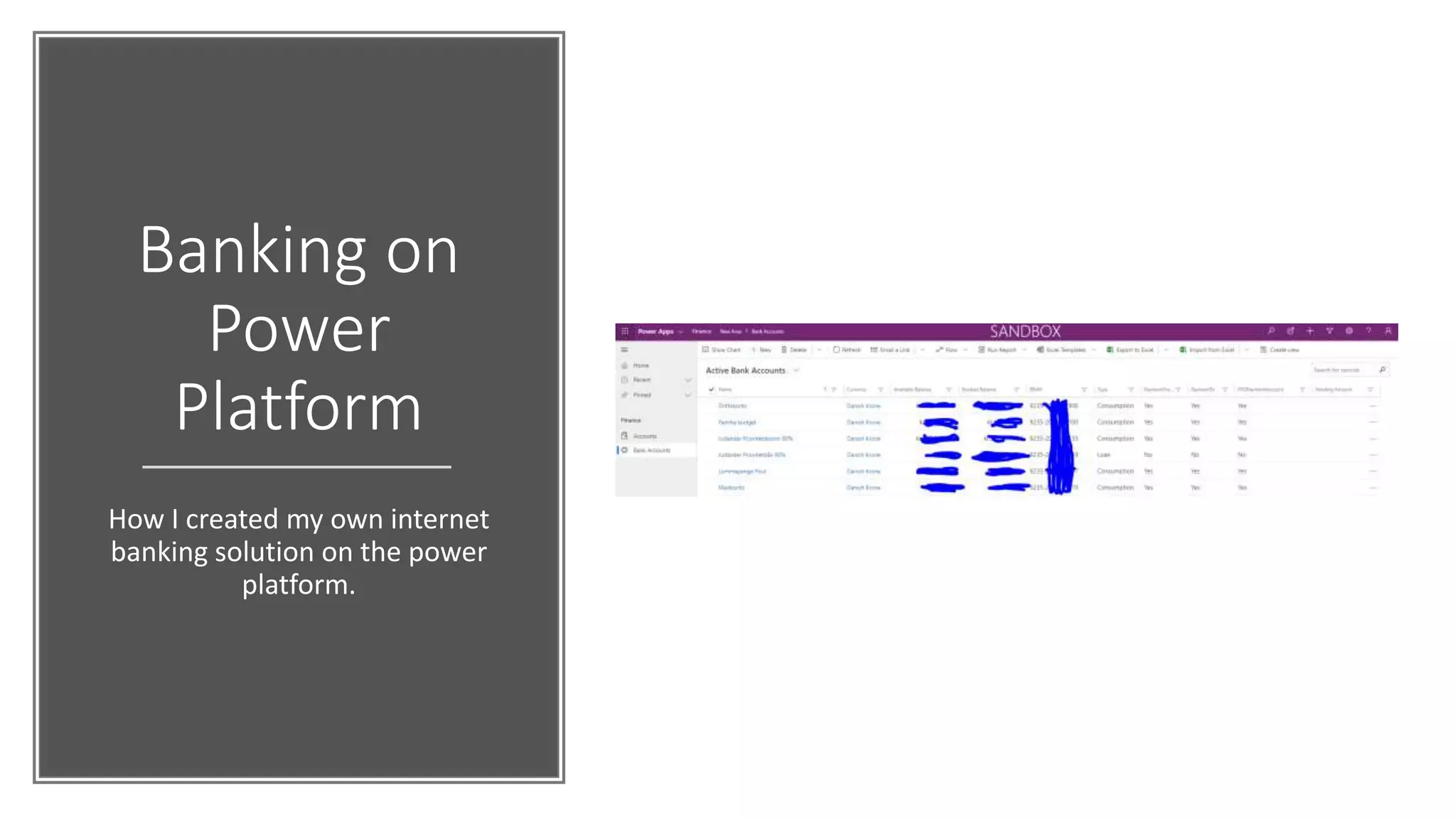 Creating an internet banking app on the Microsoft power platform | PPT