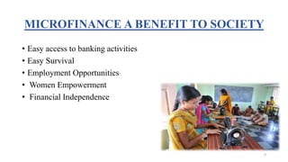role of financial instituttion in providing microfinance | PPT