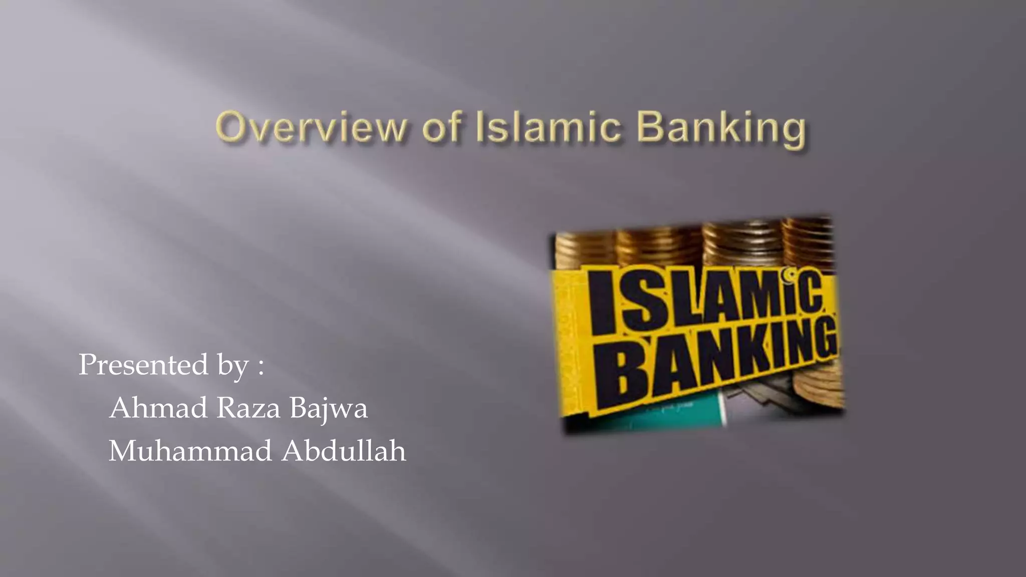 islamic Banking presentation | PPTX | Commodities | Economy