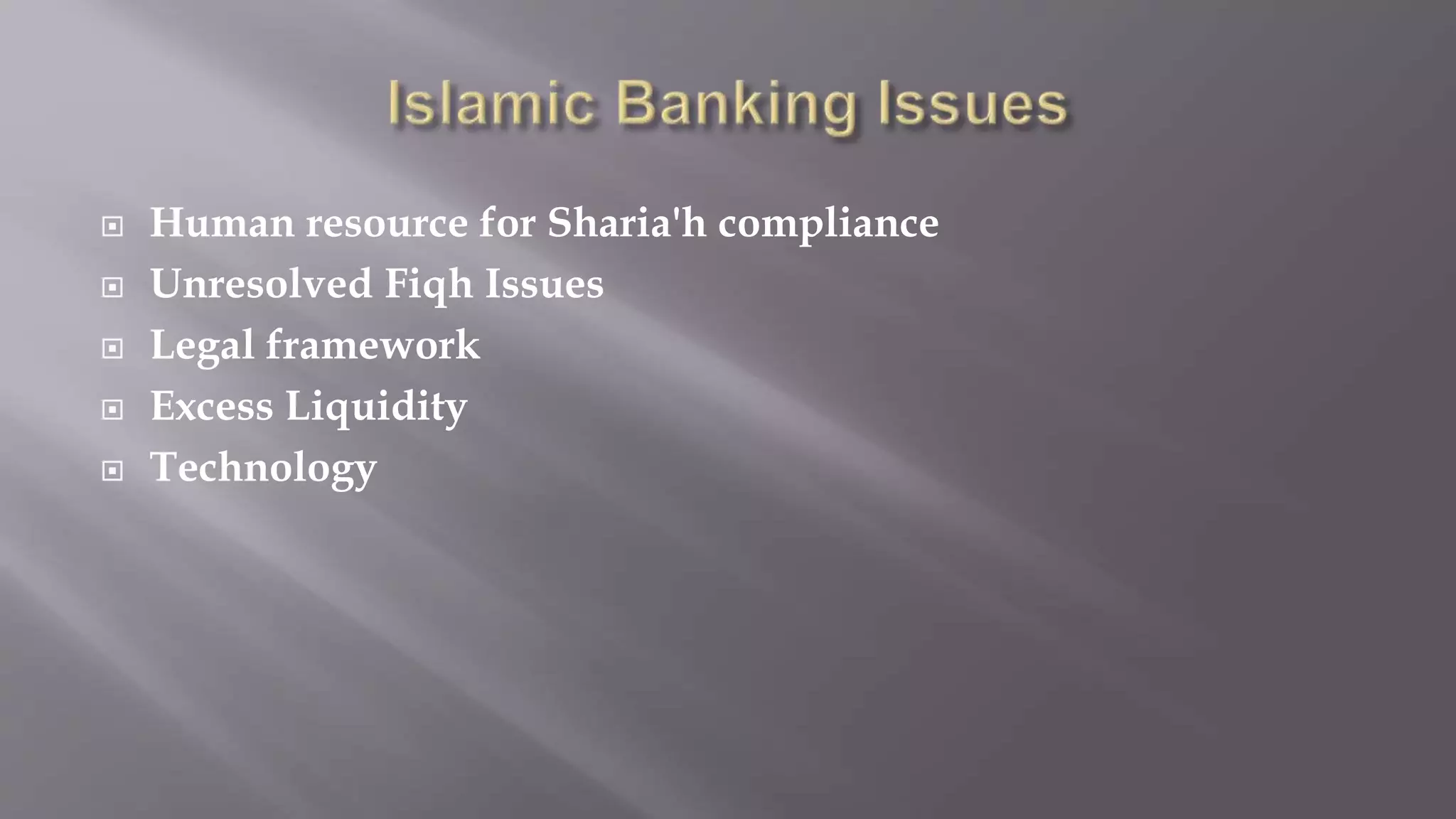islamic Banking presentation | PPTX | Commodities | Economy