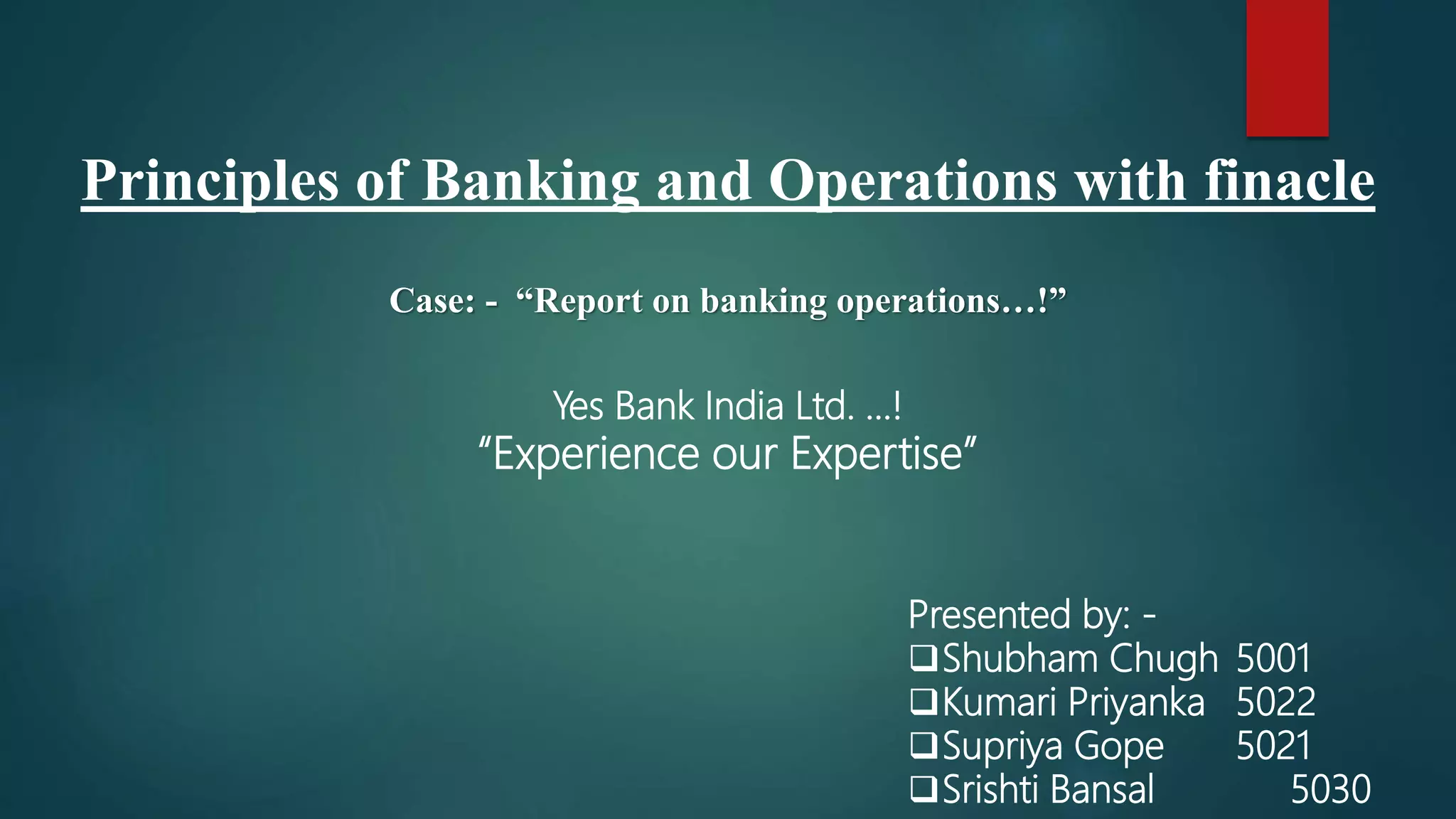 Yes Bank detailed presentation (2008 to 2019) | PPTX
