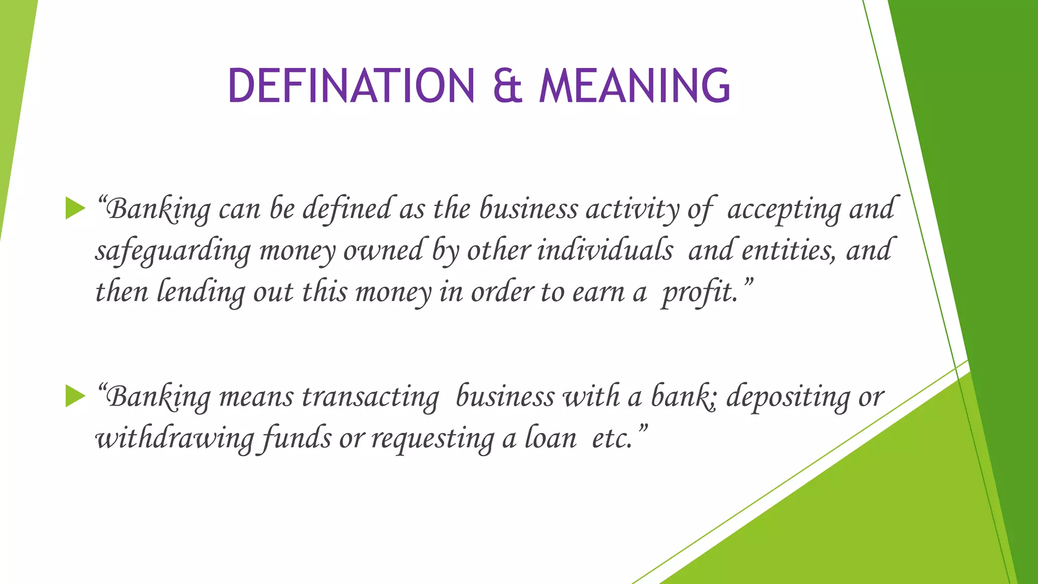 Functions of Bank | PPTX