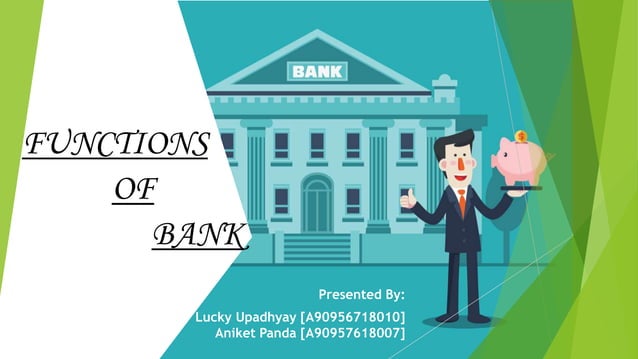 Functions of Bank | PPT