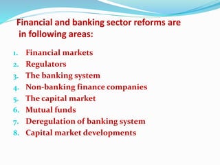 Banking reforms | PPTX