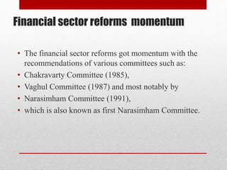 Banking reforms sd | PPT