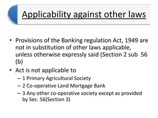 Banking regulation act. | PPTX