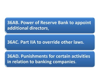 Banking regulation act. | PPTX