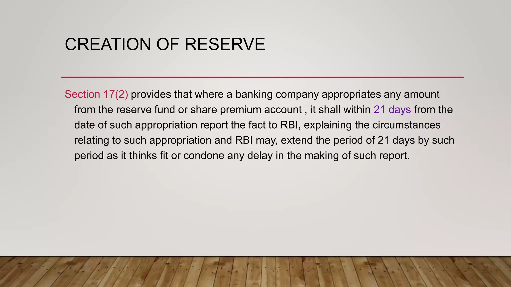 Banking Regulation Act, 1949 | PPTX