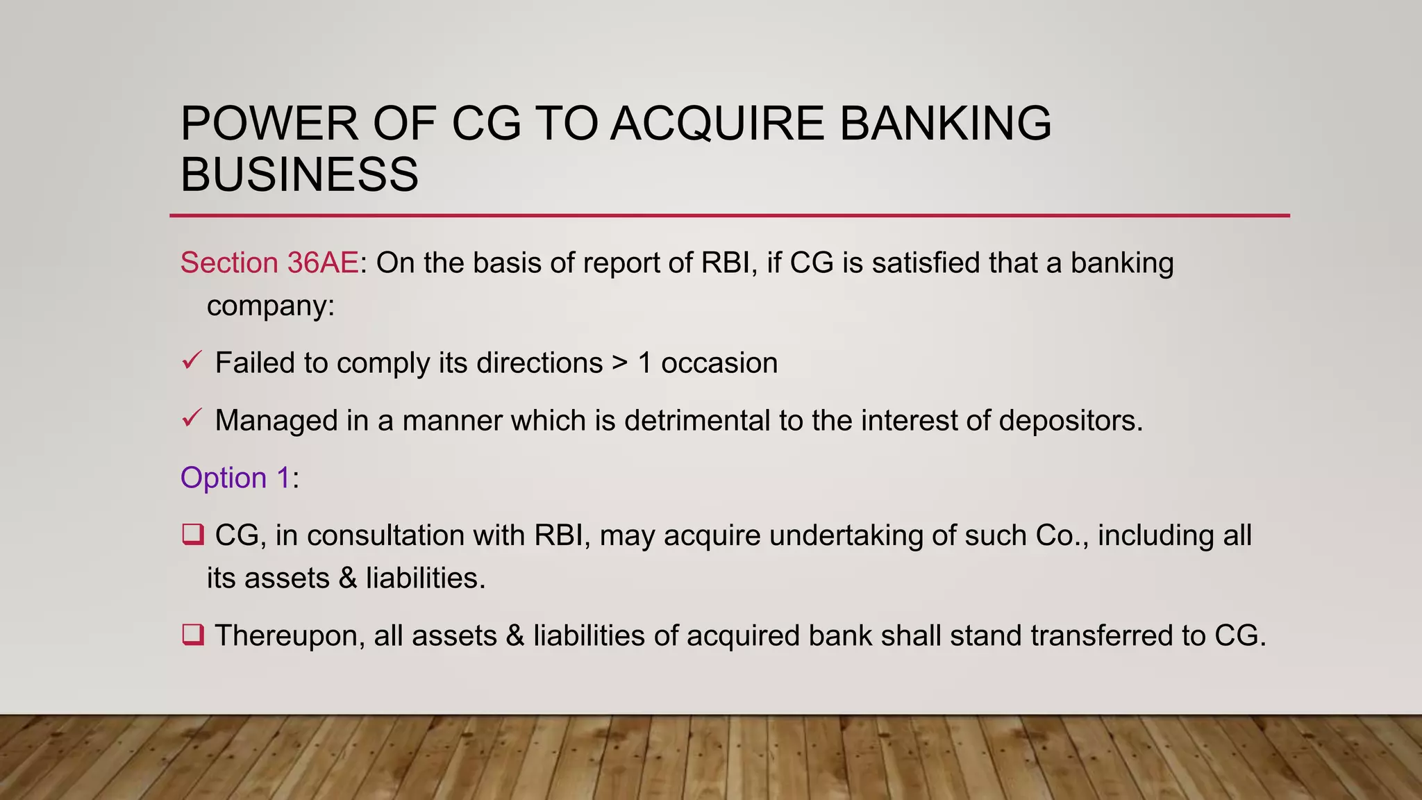 Banking Regulation Act, 1949 | PPTX