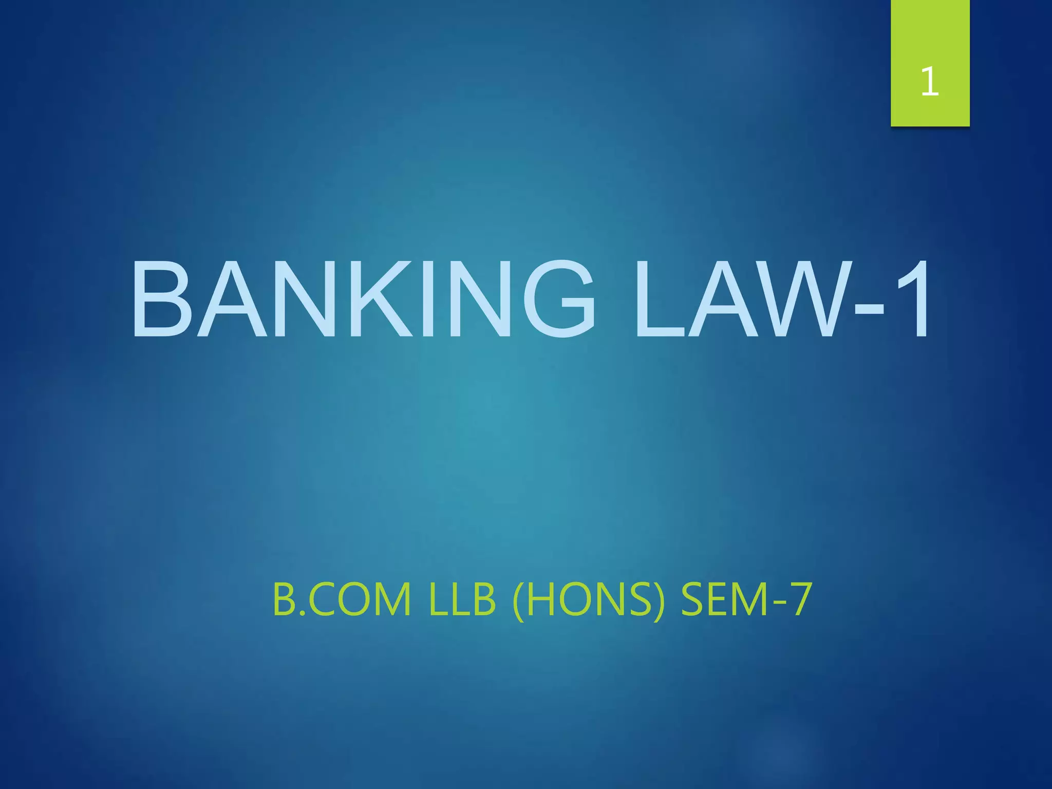Banking regulation act,1949 | PPTX