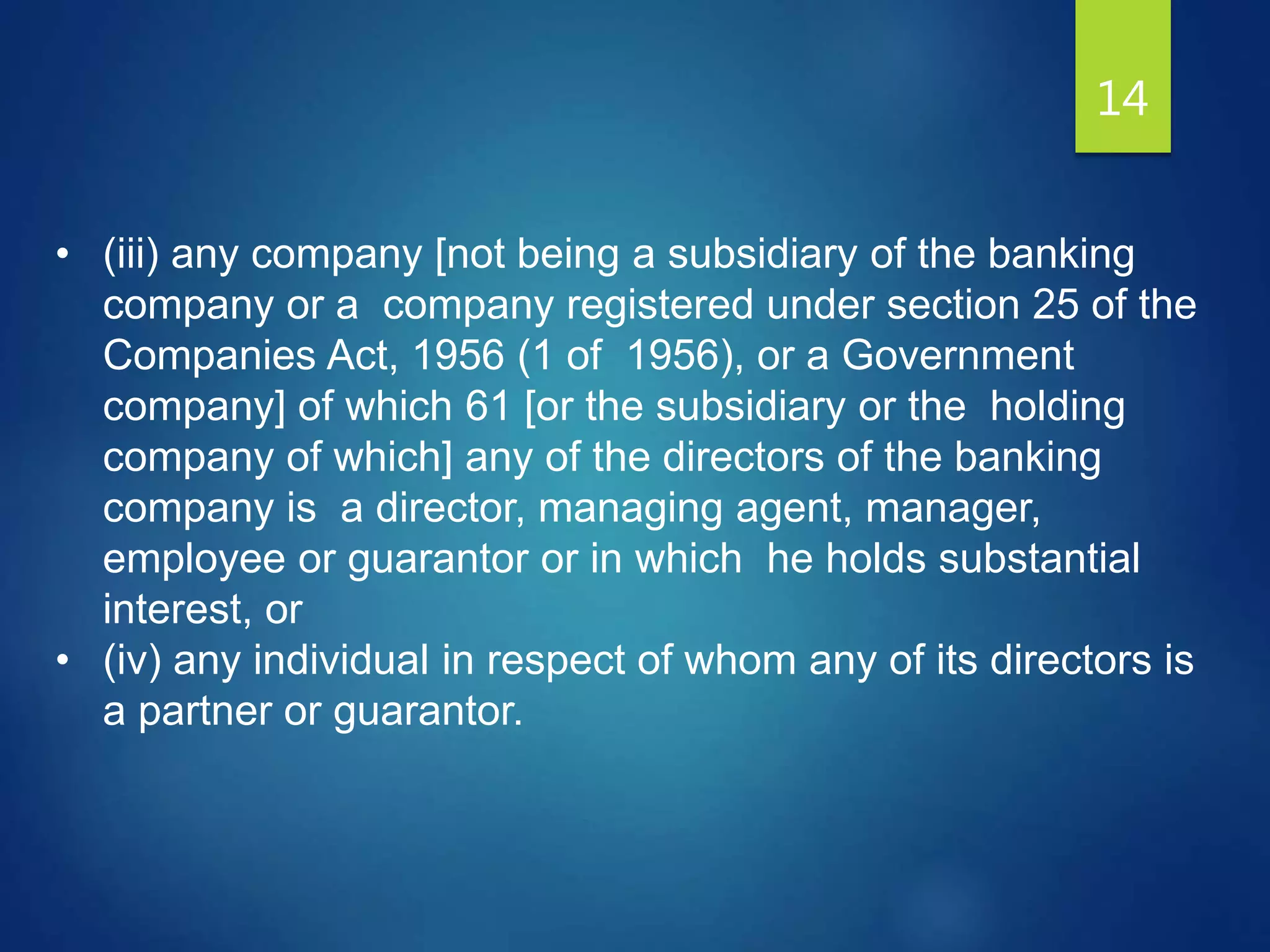 Banking regulation act,1949 | PPTX