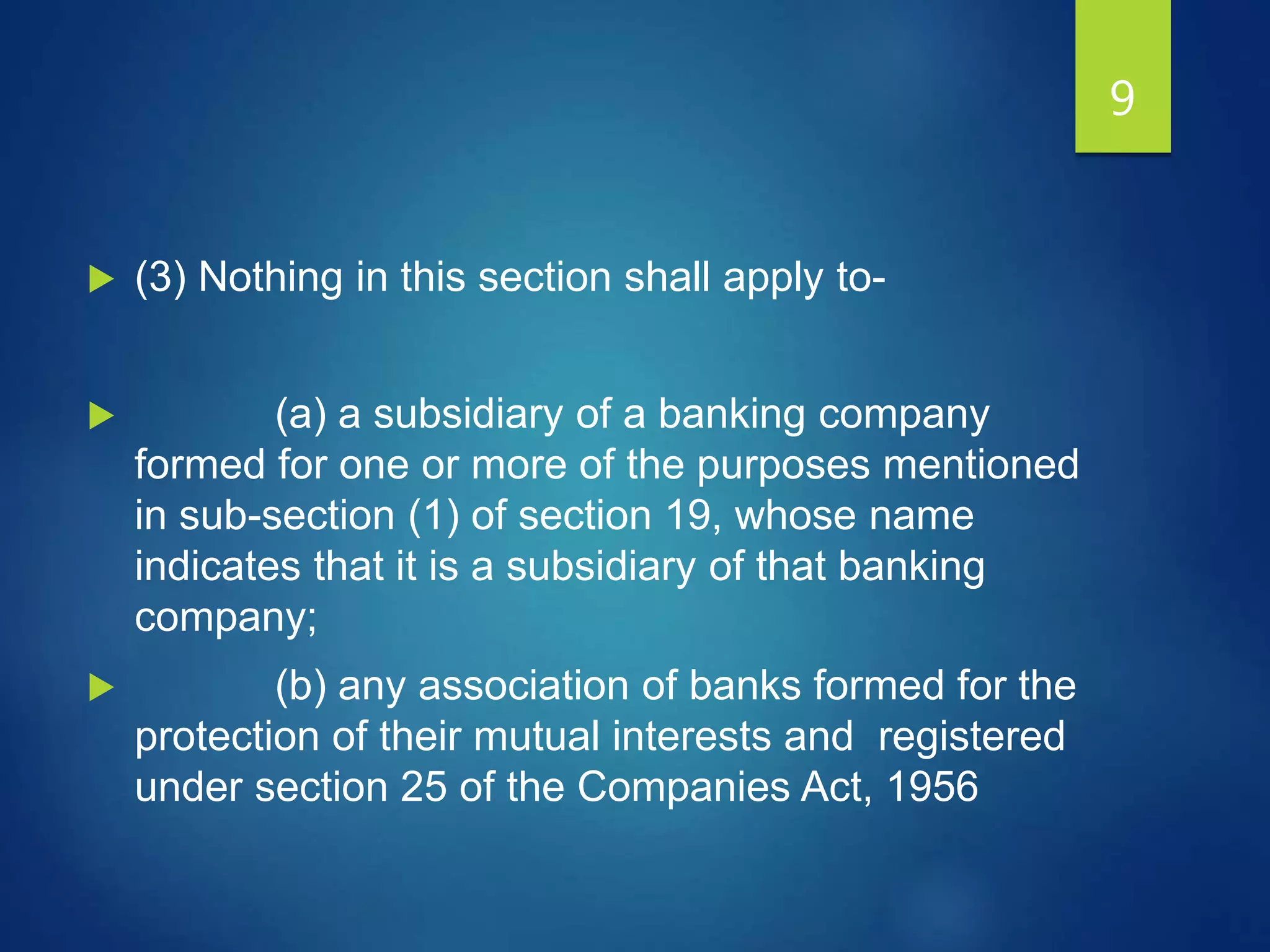 Banking regulation act,1949 | PPTX