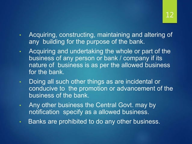 Banking regulation act,1949 | PPTX
