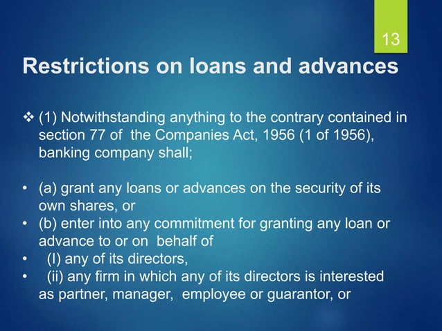 Banking regulation act,1949 | PPTX