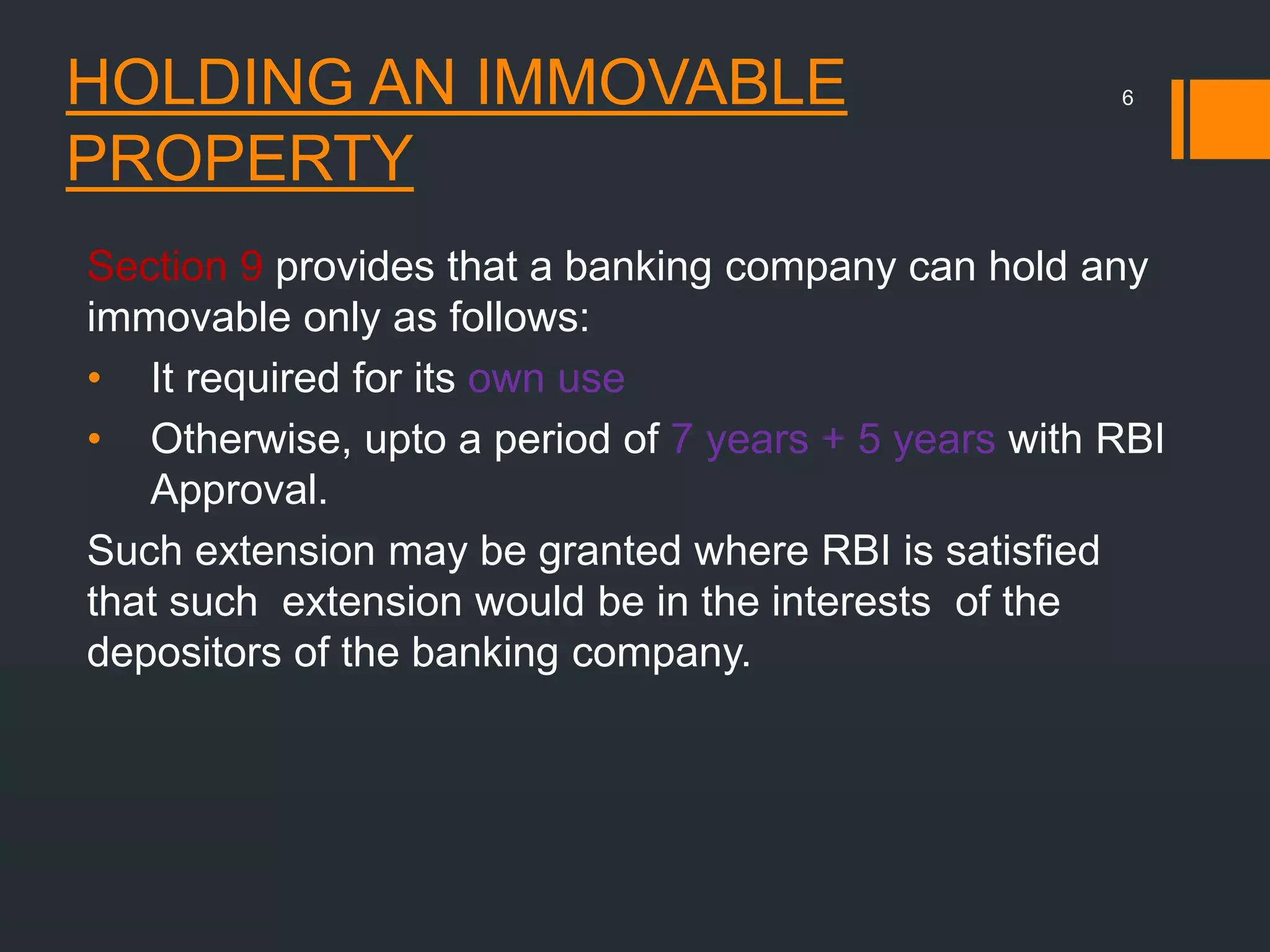 Banking regulation act,1949 | PPTX