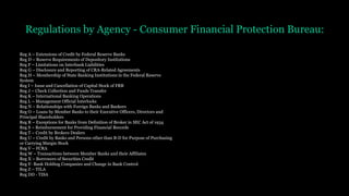 Banking regulations – risk management | PPT