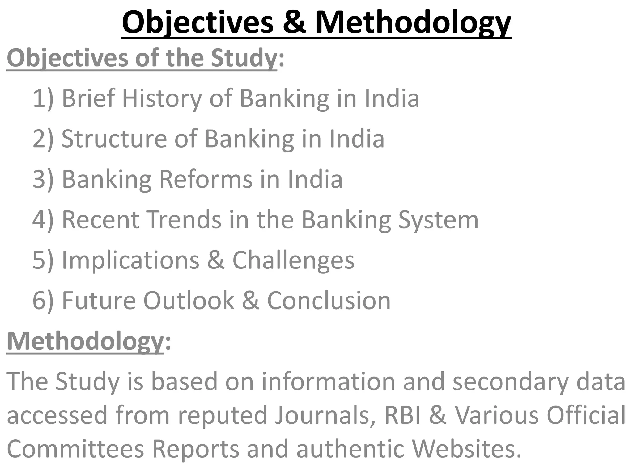 Banking sector in india a review | PPTX