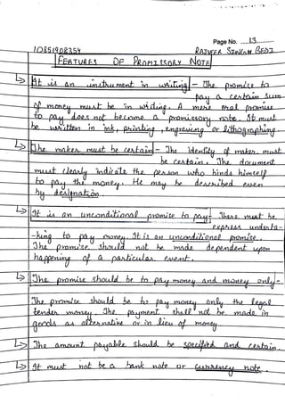 Banking Service Management | B com 5th sem | Hand written Notes | by ...