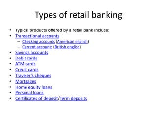 Banking services | PPTX
