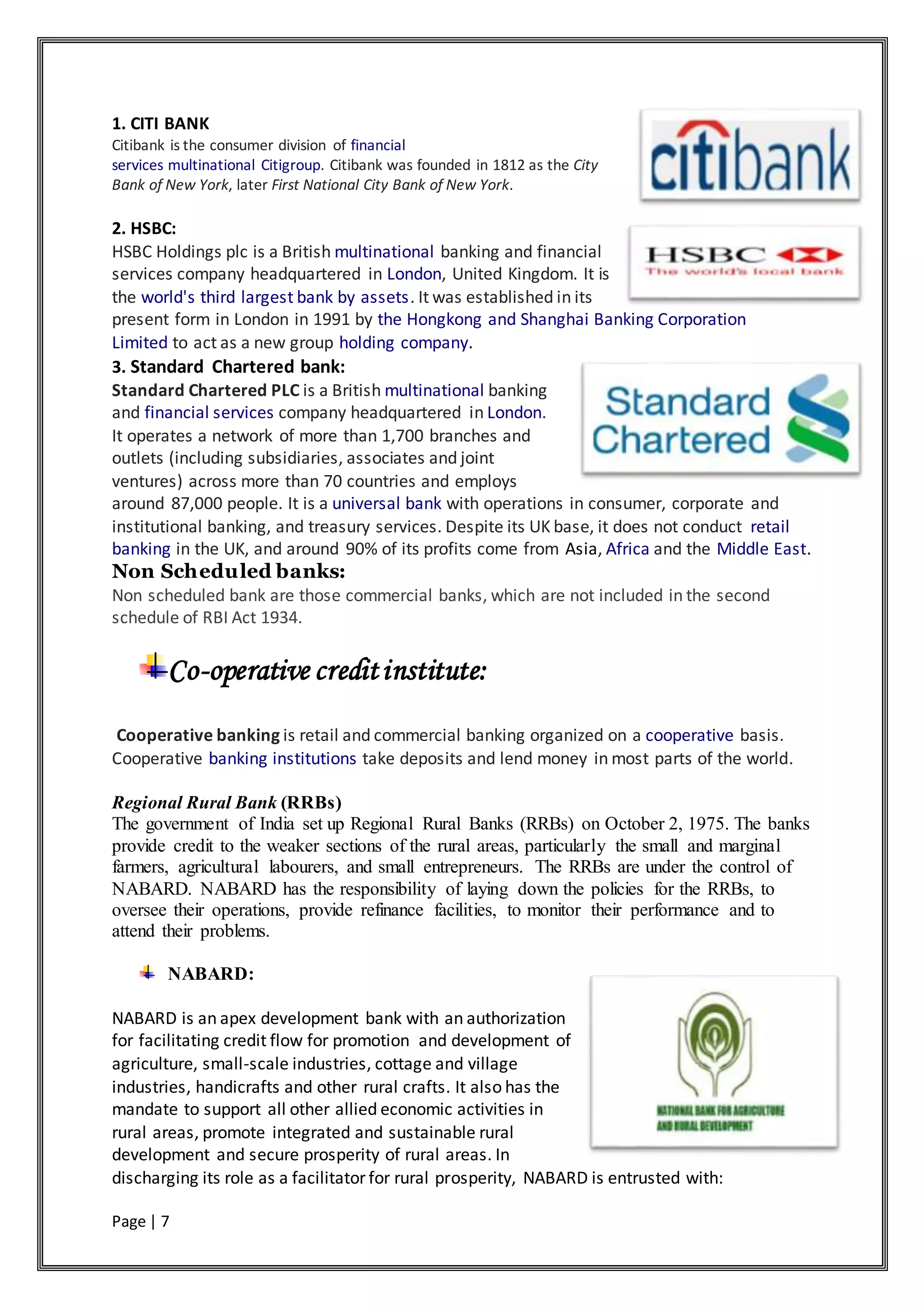 Banking structure in india | DOCX
