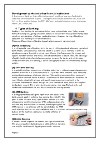 Banking structure in india | DOCX