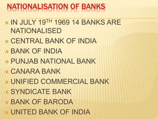BANKING SYSTEM IN INDIA | PPTX