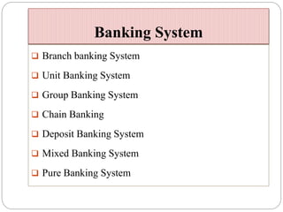 Banking system | PPT